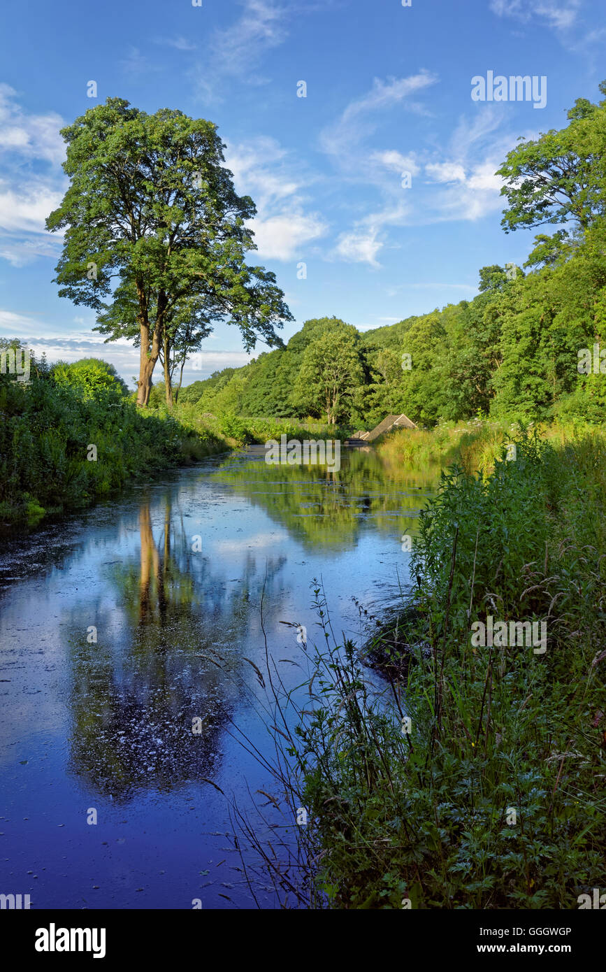 UK, South Yorkshire, Sheffield, Shepherd Wheel Lake & Dam Stock Photo ...