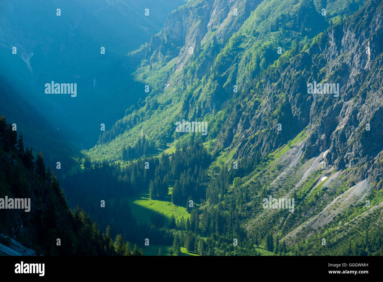 geography / travel, Germany, Bavaria, Oy Valley, of a high valley at ...