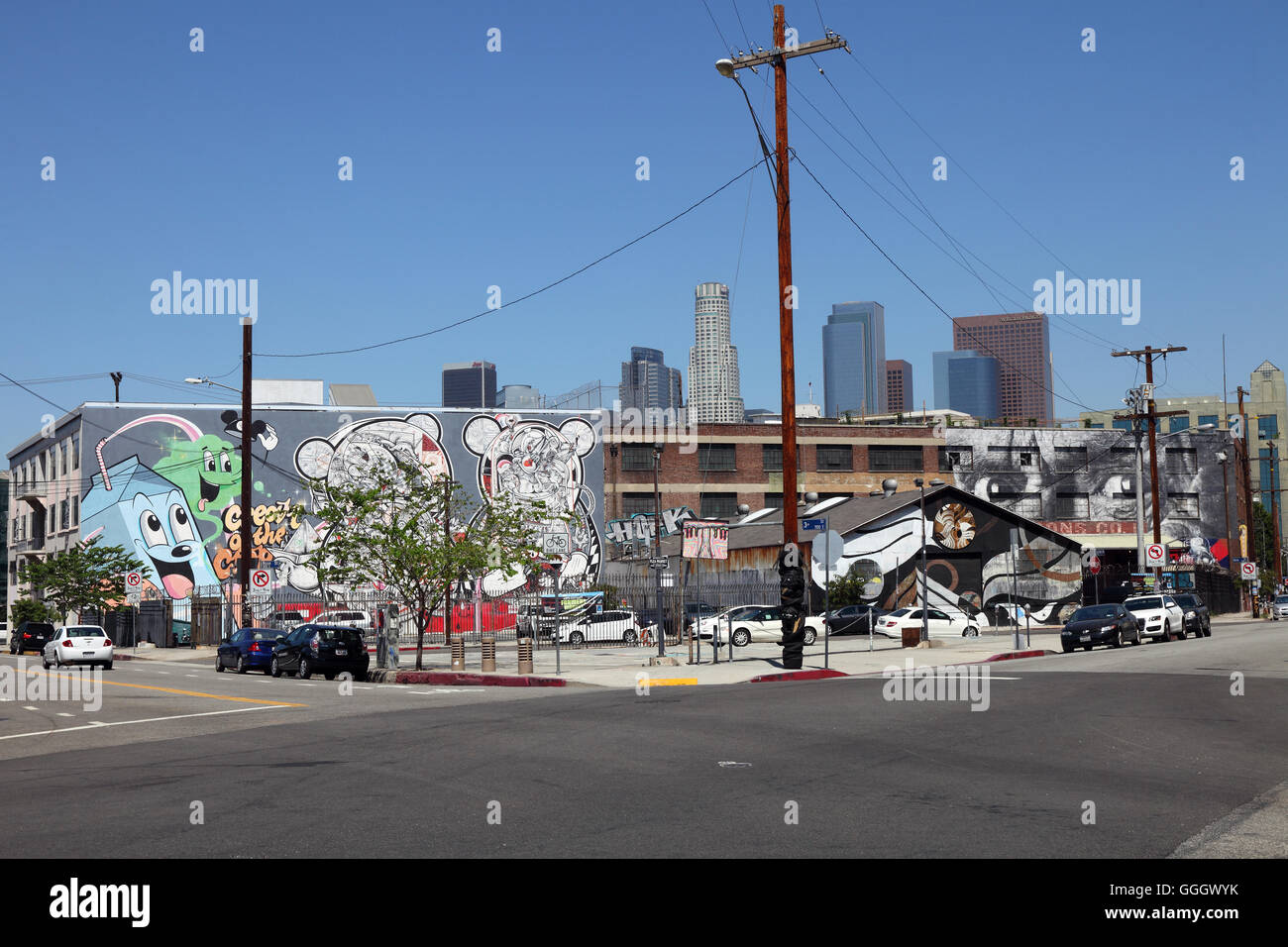 Los angeles graffiti murals hi-res stock photography and images - Alamy