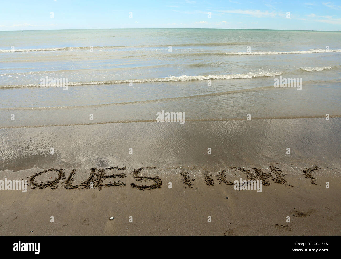 Question questions sea hi-res stock photography and images - Alamy