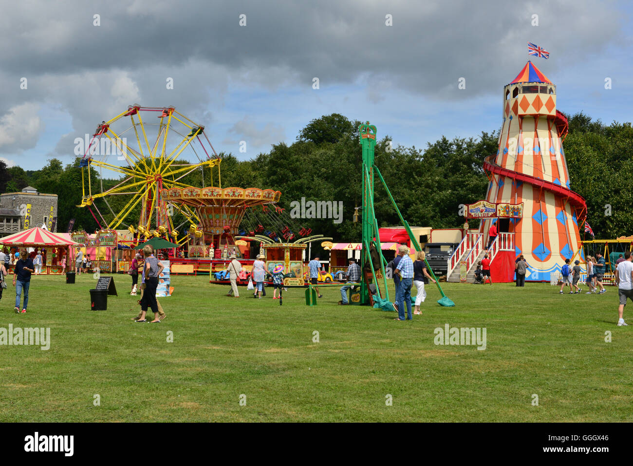 Old English fairground in Sussex, England Stock Photo - Alamy