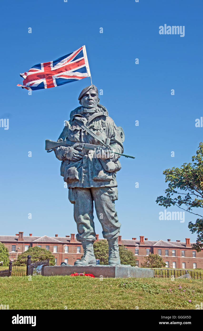 Royal Marine Statue at Royal Marines Museum, Southsea, Portsmouth ...
