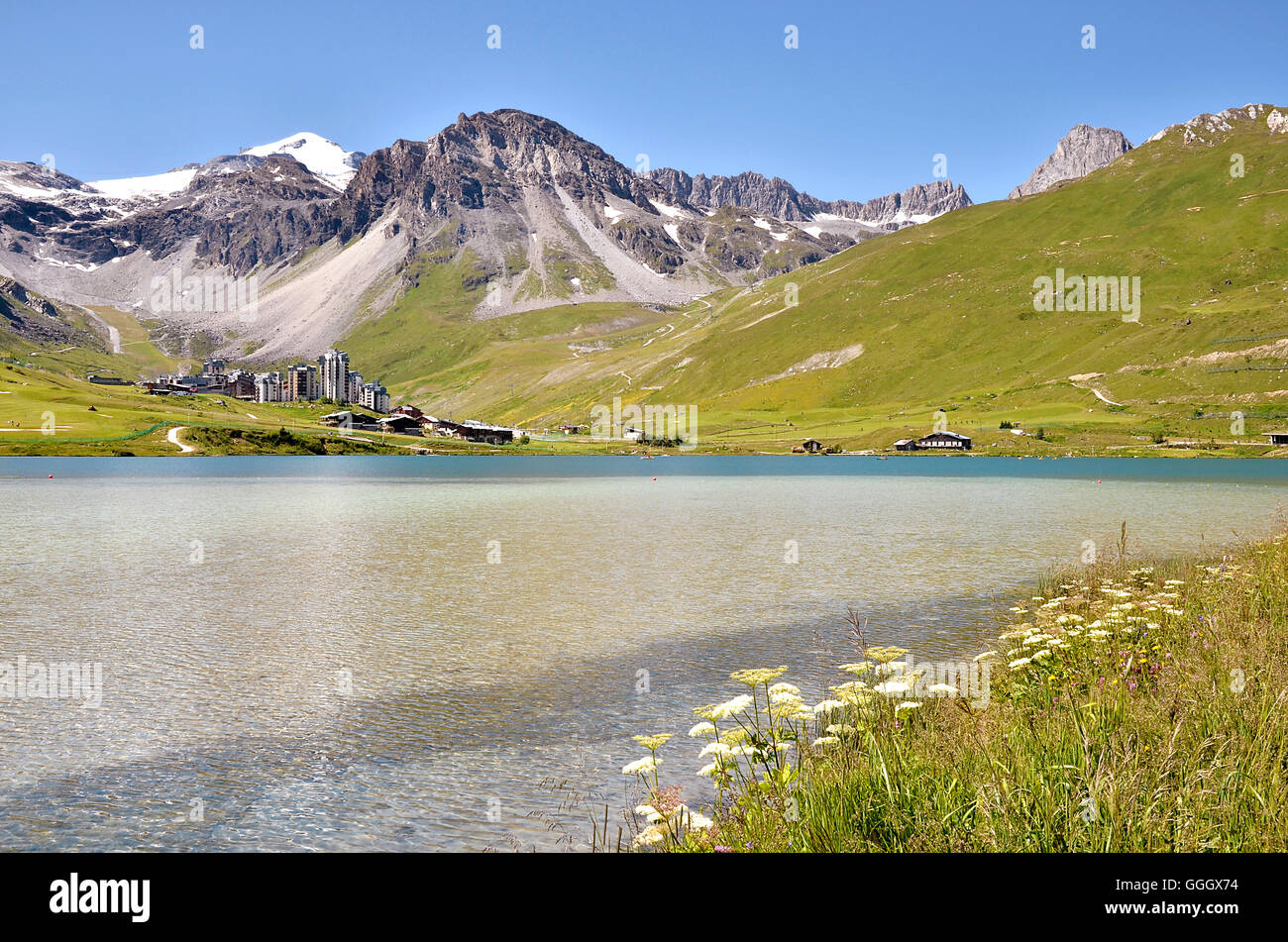 Tignes Val Claret in France Stock Photo - Alamy