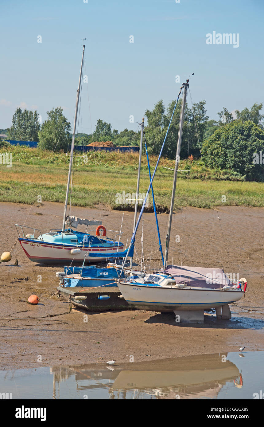 Rowhedge Wivenhoe Essex England River Colne Stock Photo - Alamy