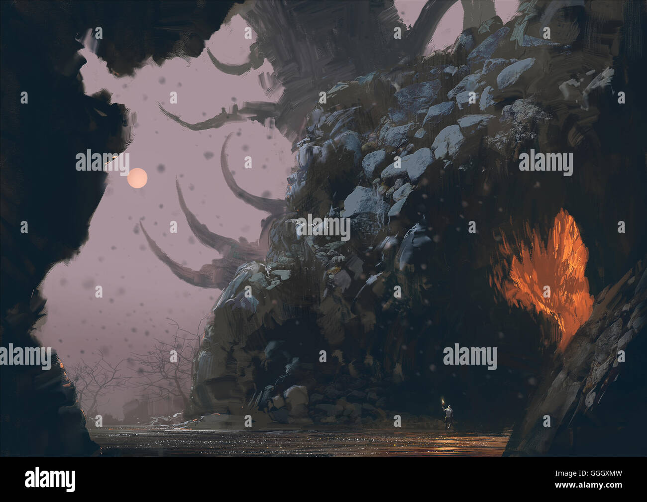 Fantasy cave hi-res stock photography and images - Alamy