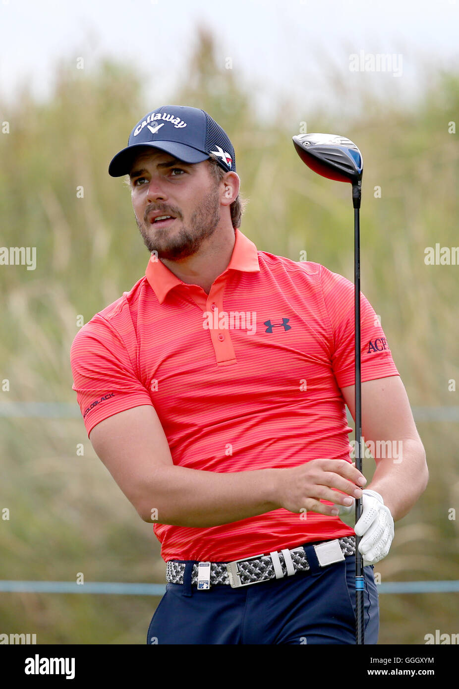 South Africa's Haydn Porteous on the 12th tee during Round 3 on day two ...