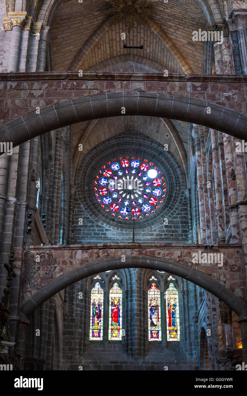 Ambulatory Cathedral Avila Romanesque Gothic Stock Photos & Ambulatory ...