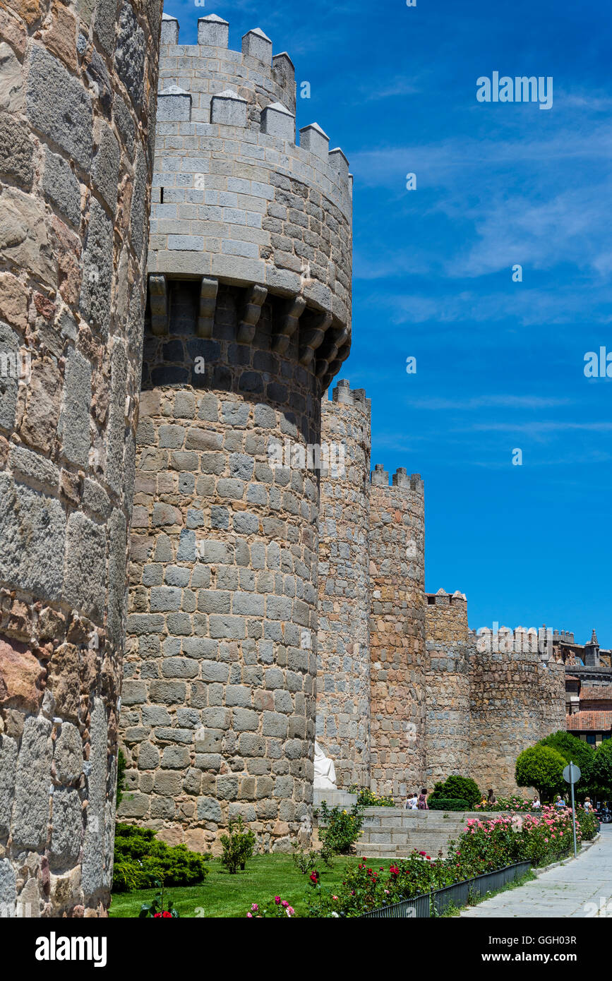 Avila city walls castilla leon hi-res stock photography and images - Alamy