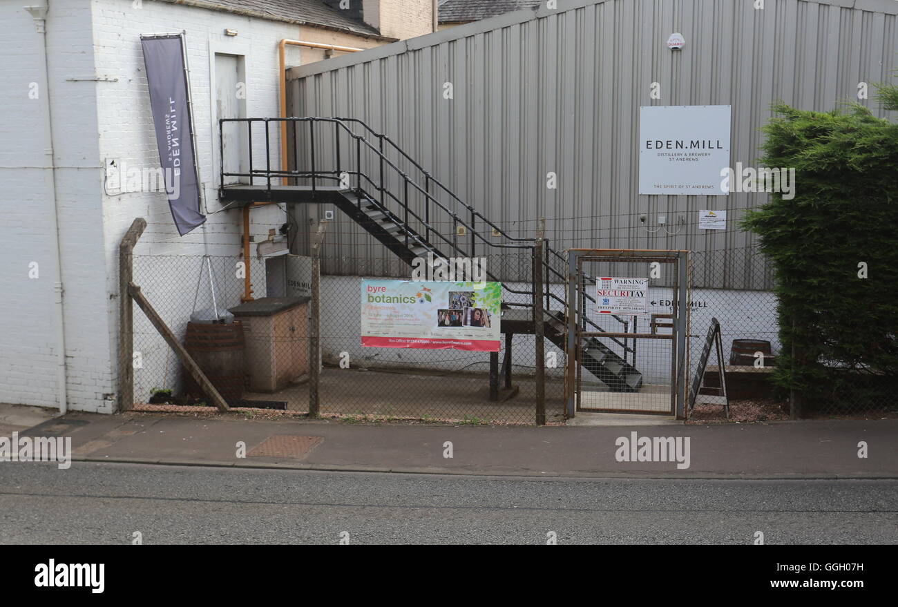 Eden Mill distillery Guardbridge Fife Scotland July 2016 Stock Photo ...