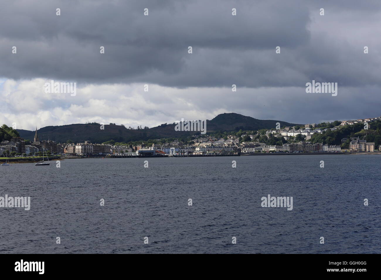Rothesay waterfront Isle of Bute Scotland August 2016 Stock Photo - Alamy