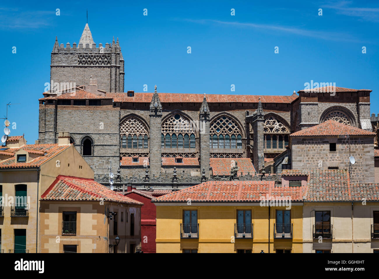 Avila cathedral architecture hi-res stock photography and images - Alamy