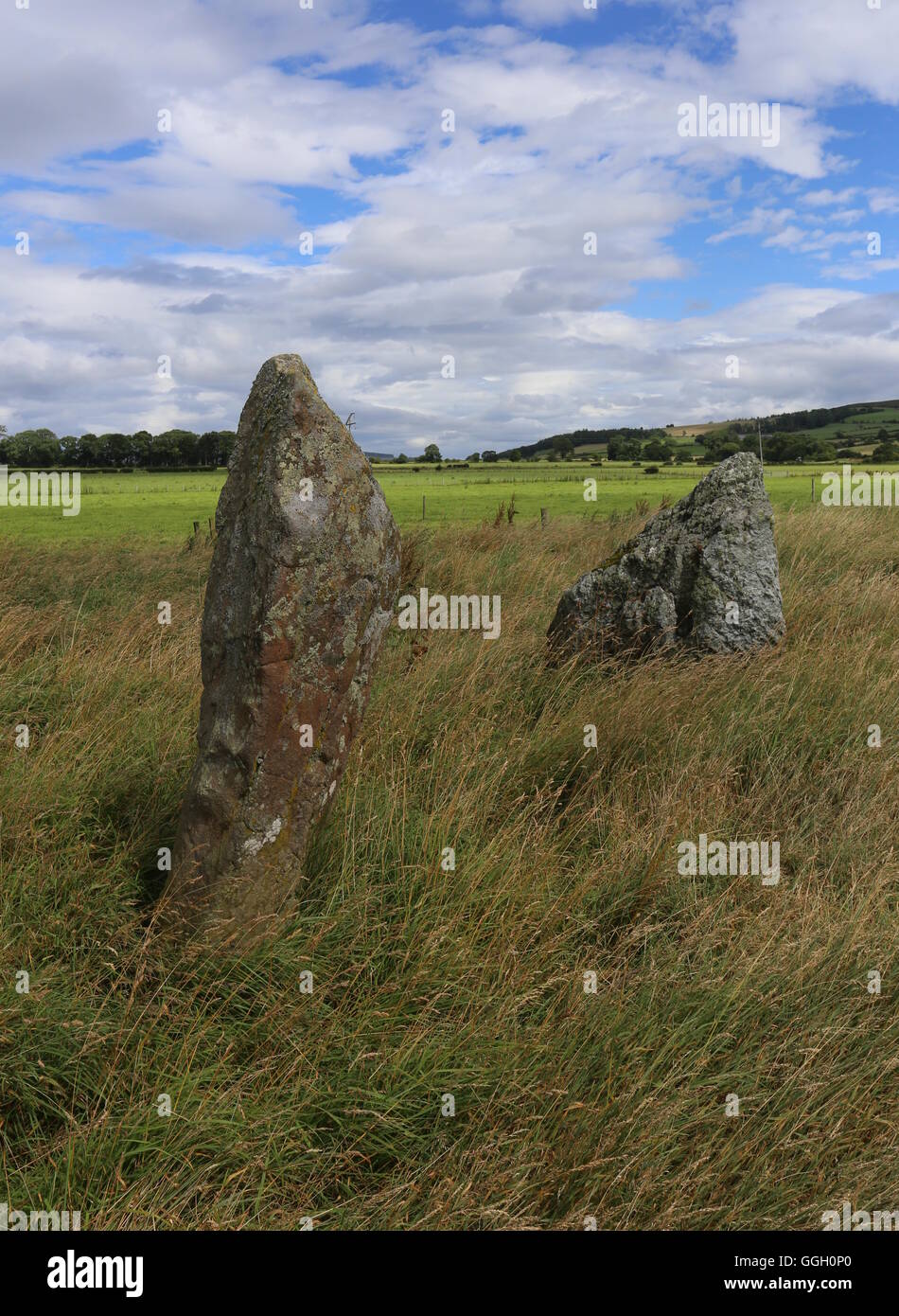 St colmacs standing stones hi-res stock photography and images - Alamy
