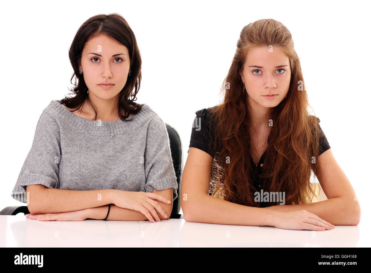 Two female friends Stock Photo - Alamy