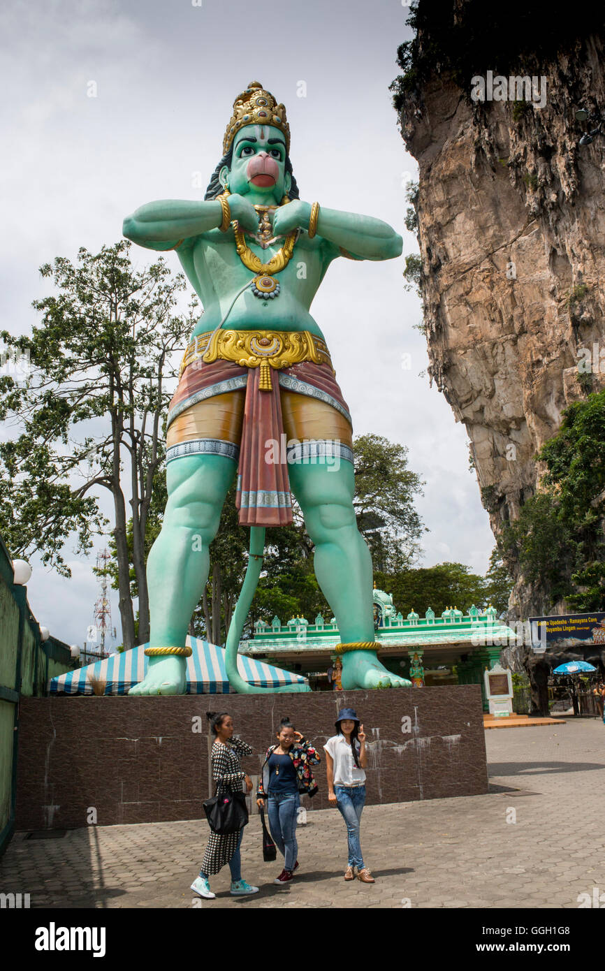 A Hanuman statue at Batu Caves Kuala Lumpur Malaysia Stock Photo - Alamy