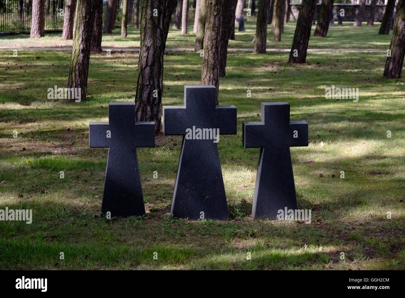 Crosses german graves hi-res stock photography and images - Alamy