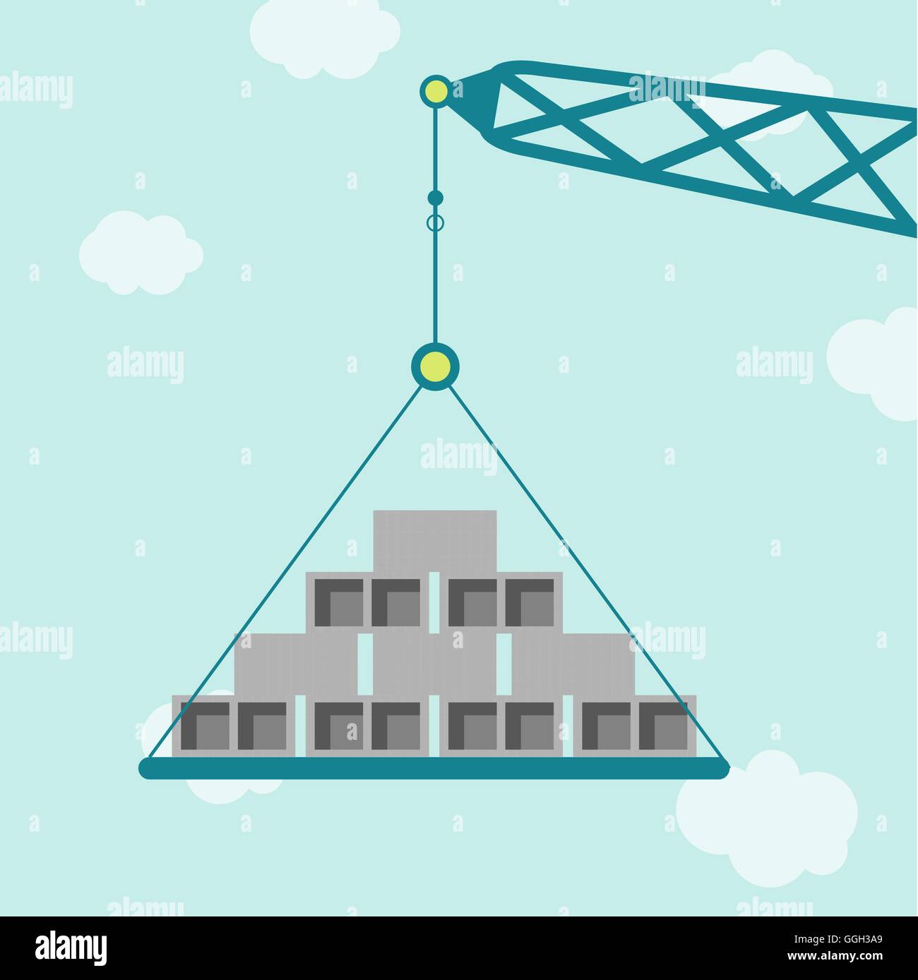 Stone blocks masonry Stock Vector Images - Alamy