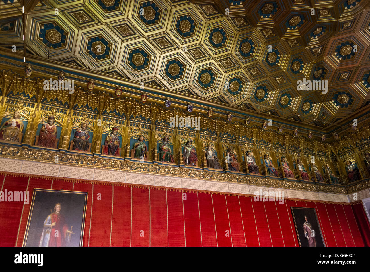 Segovia alcazar interior hi-res stock photography and images - Alamy