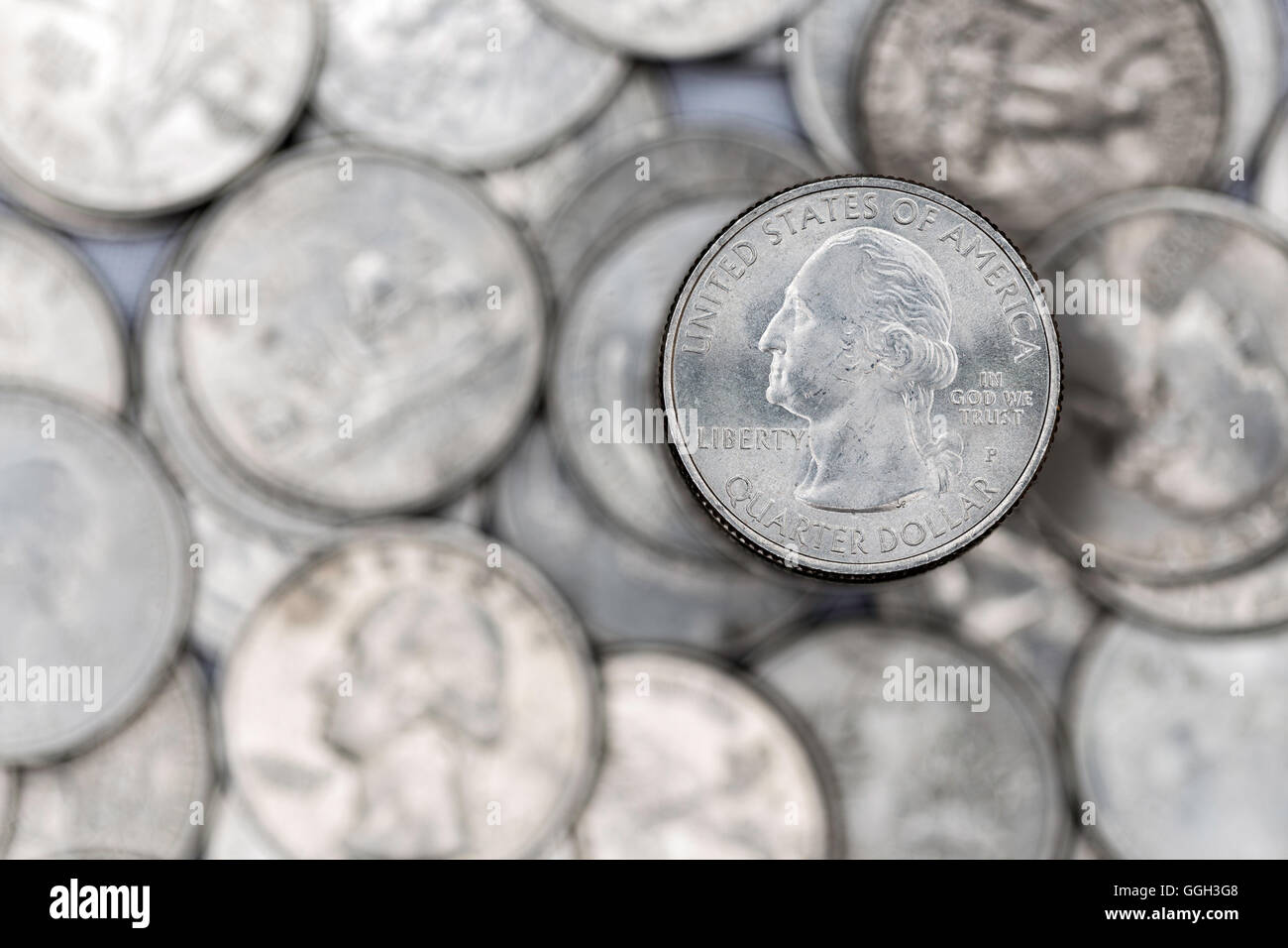 American quarter dollar hi-res stock photography and images - Alamy
