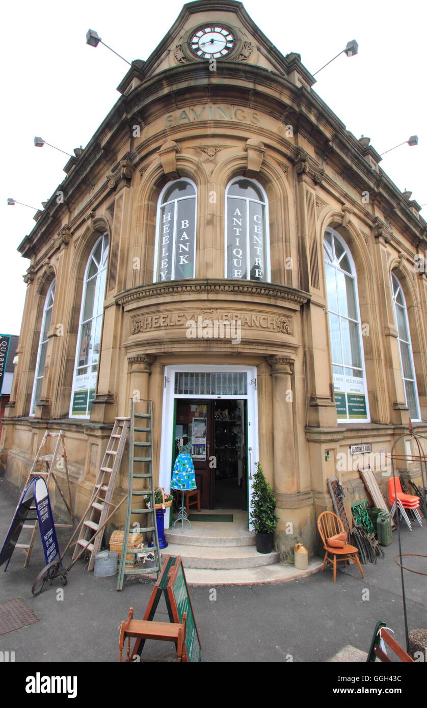 Exterior of Heeley Bank Antiques Centre; a Victorian bank turned ...