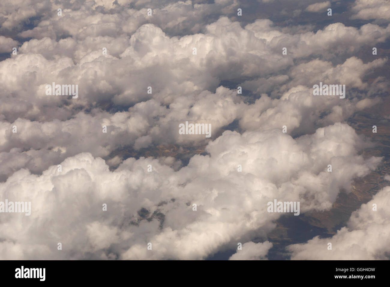 aerial view on clouds Stock Photo - Alamy