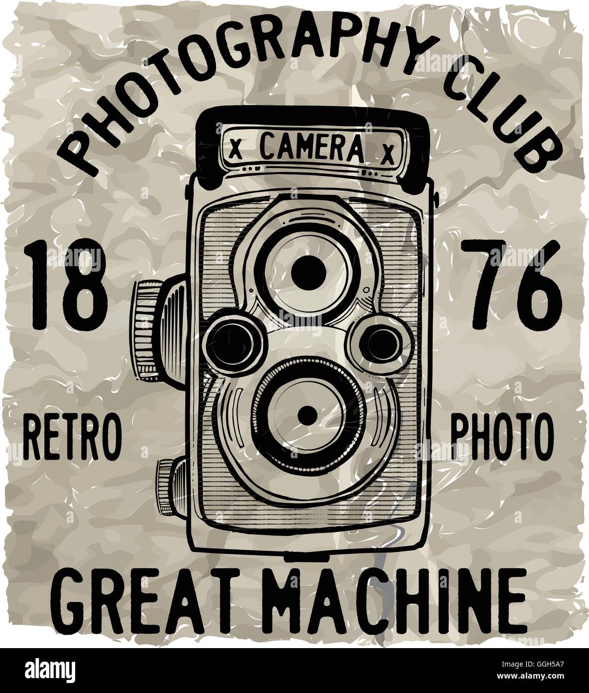 Vector illustration of retro camera Stock Vector Image & Art - Alamy