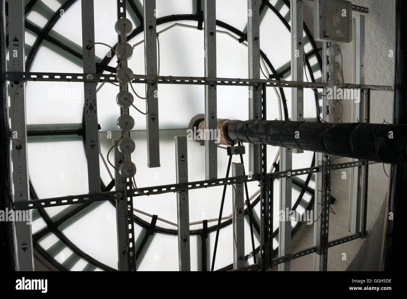 Inside the clock tower, Belfast Stock Photo - Alamy