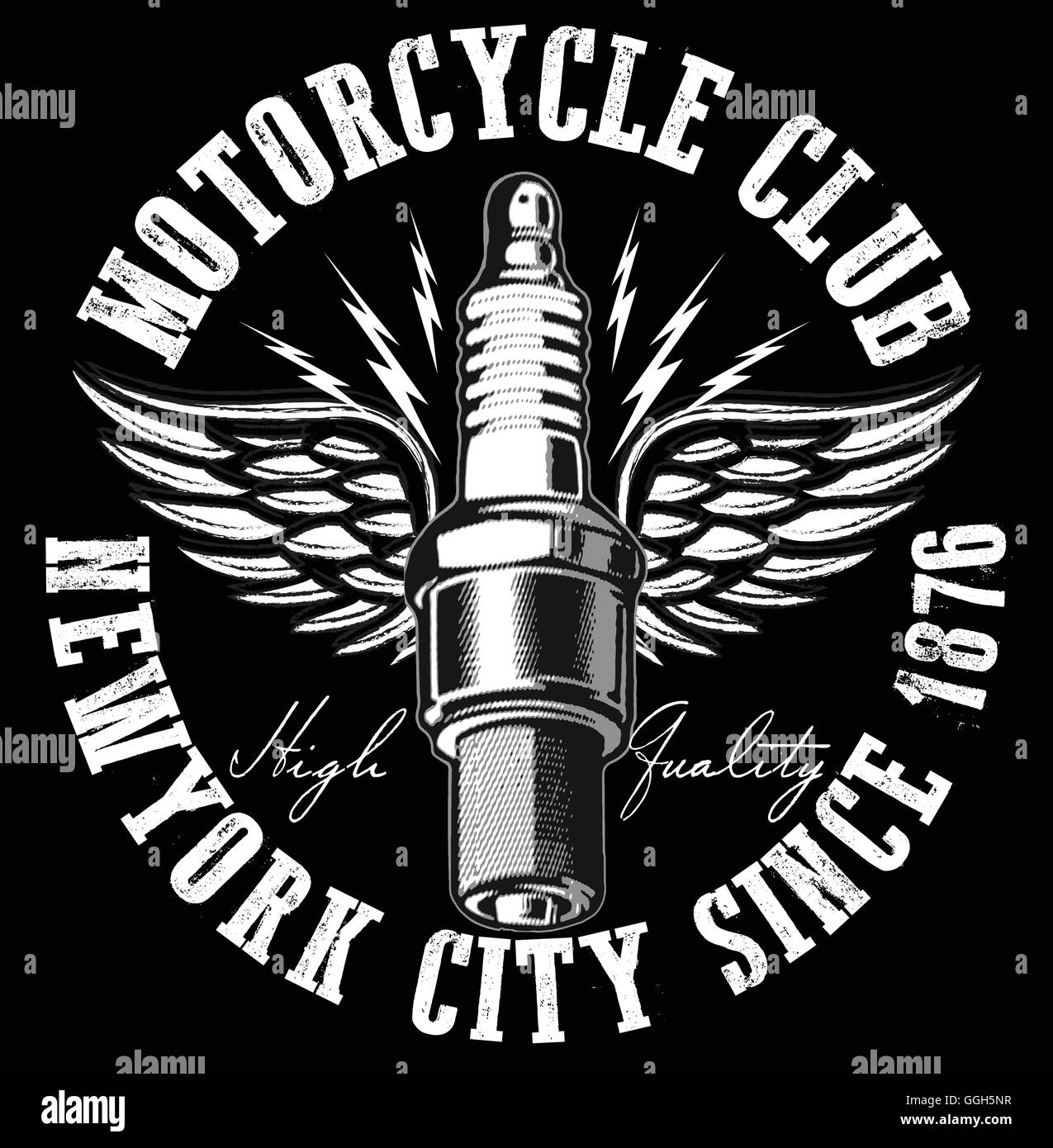 Stylish motorcycle Black and White Stock Photos & Images - Alamy