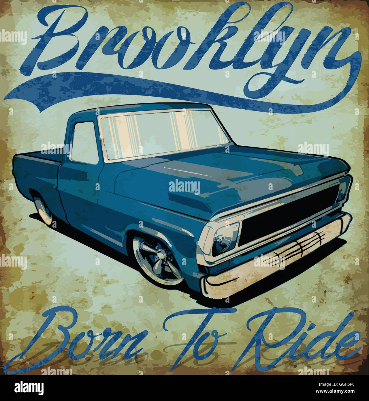 Classic Garage - Vector EPS10 Tee Graphic Design Stock Vector Image ...