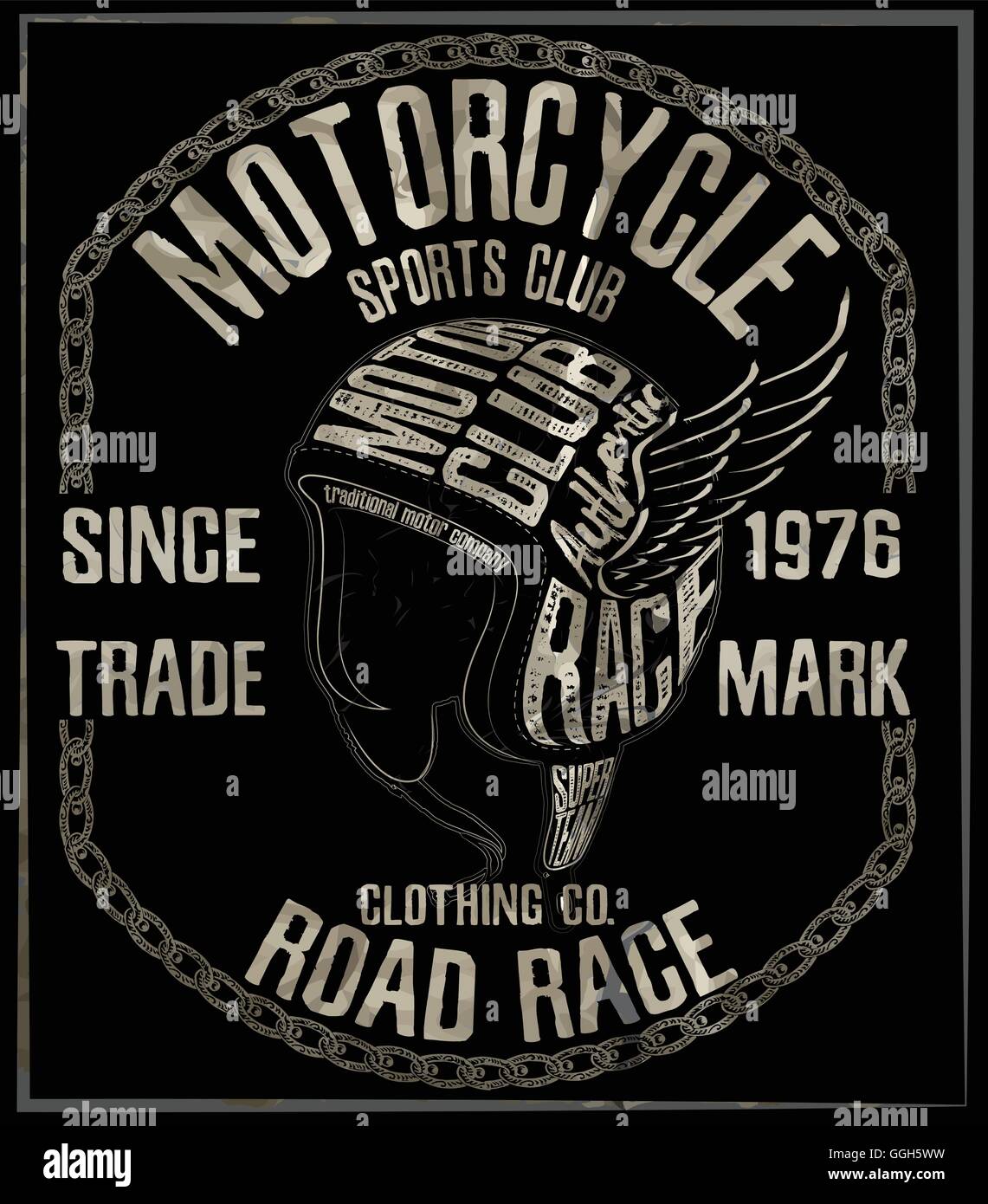 Themed motorbike Stock Vector Images - Alamy