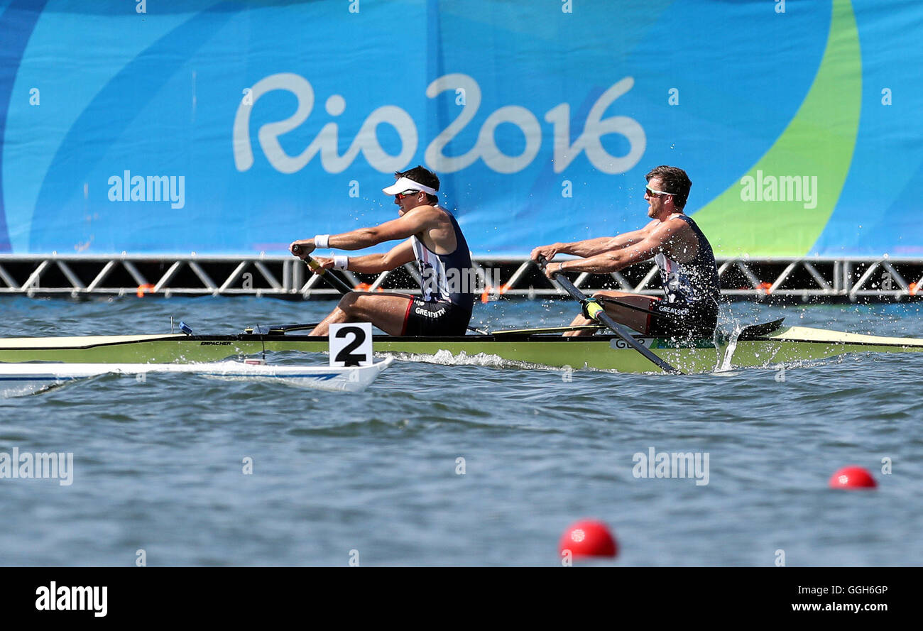 Great Britain's Alan Sinclair and Stewart Innes during the Men's Pairs ...