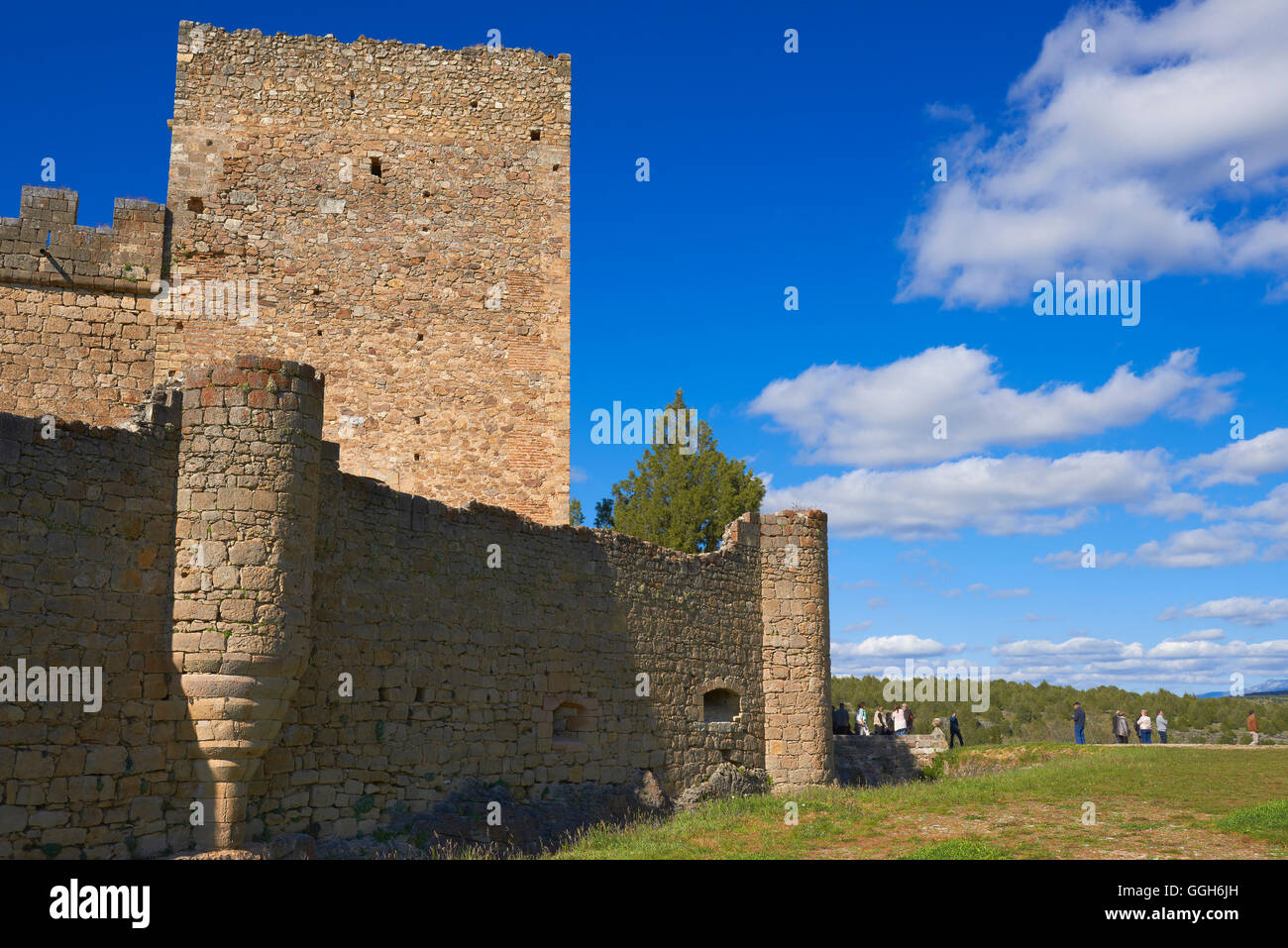 Pedraza, Castle, Ignacio Zuloaga Museum, Segovia Province, Castille ...