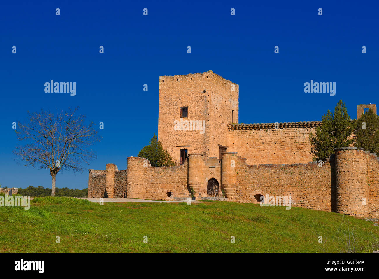 Pedraza, Castle, Ignacio Zuloaga Museum, Segovia Province, Castille ...