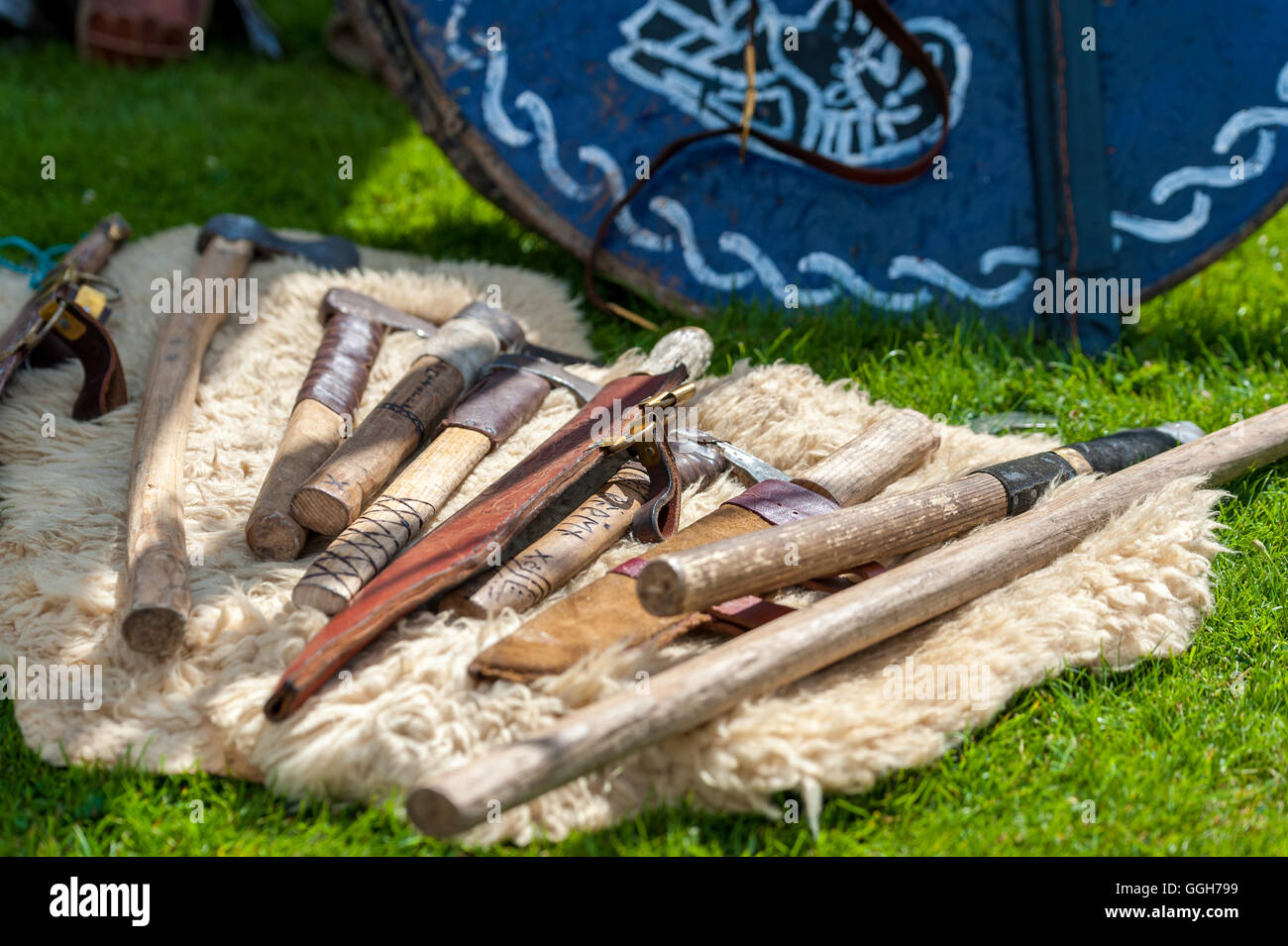 Anglo saxon weapons hi-res stock photography and images - Alamy