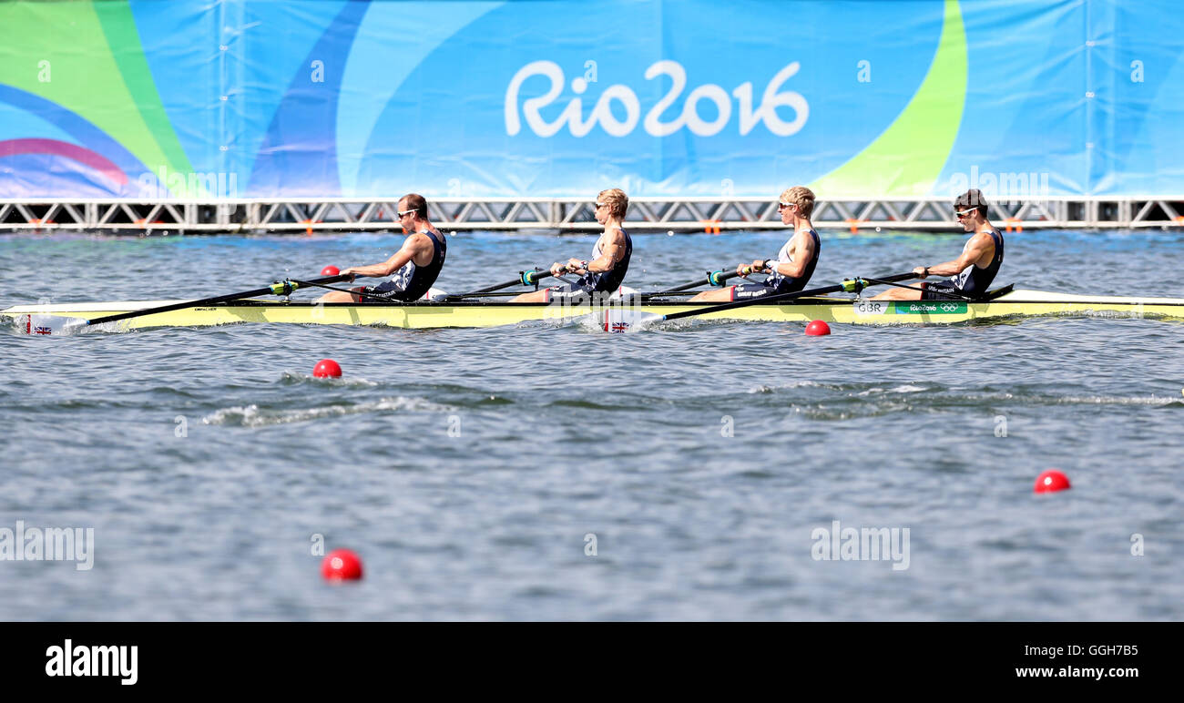 Great Britain's lightweight fours Peter Chambers, Jono Clegg, Mark ...