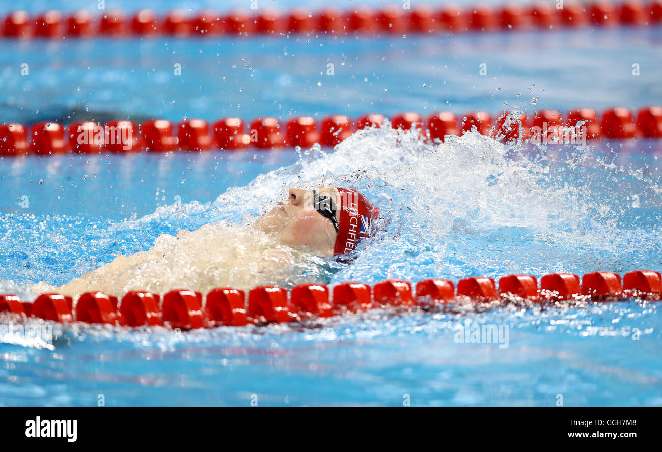 Great Britain's Max Litchfield during the Men's 400m Individual Medley ...