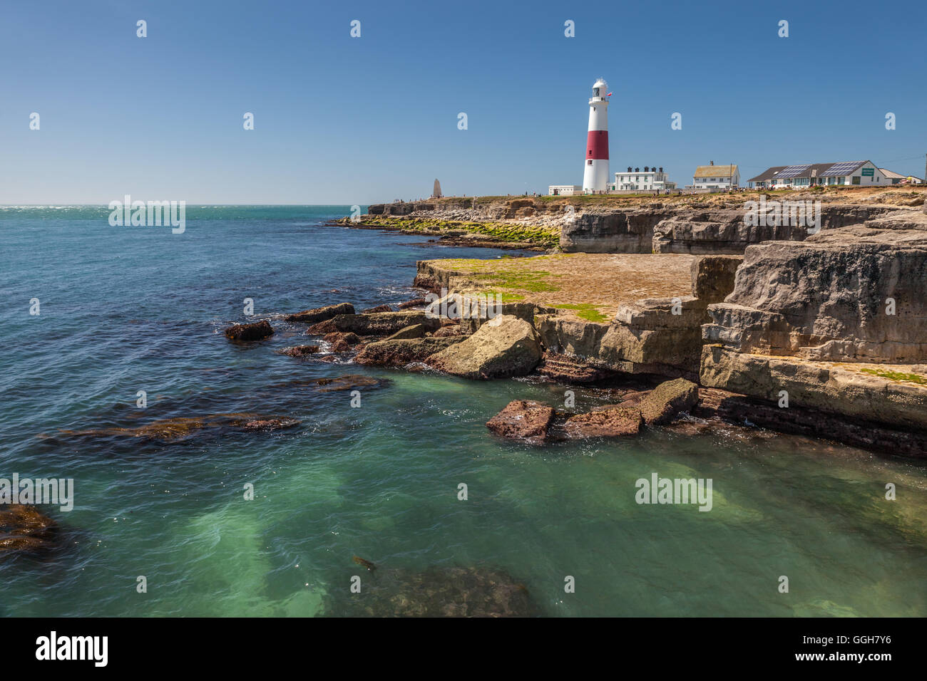 geography / travel, Great Britain, England, Ilse of Portland lighthouse ...