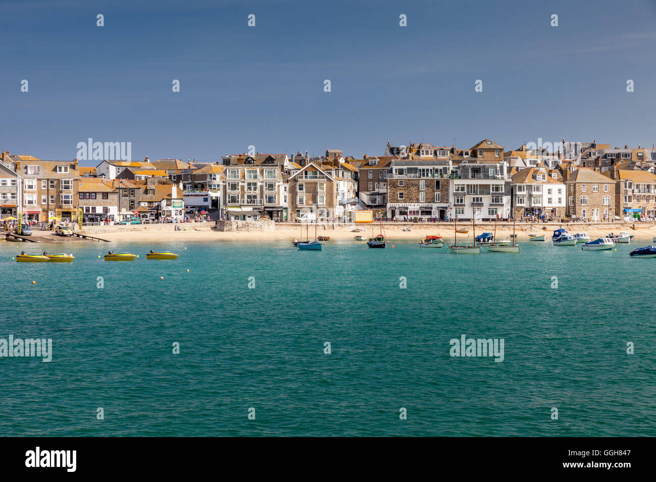 geography / travel, Great Britain, England, harbour of St. Ives ...