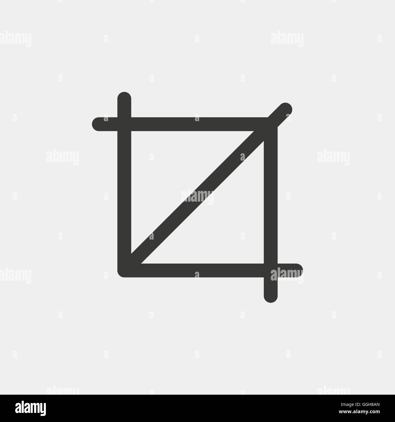 editing photo icon of brown outline for illustration Stock Vector Image ...