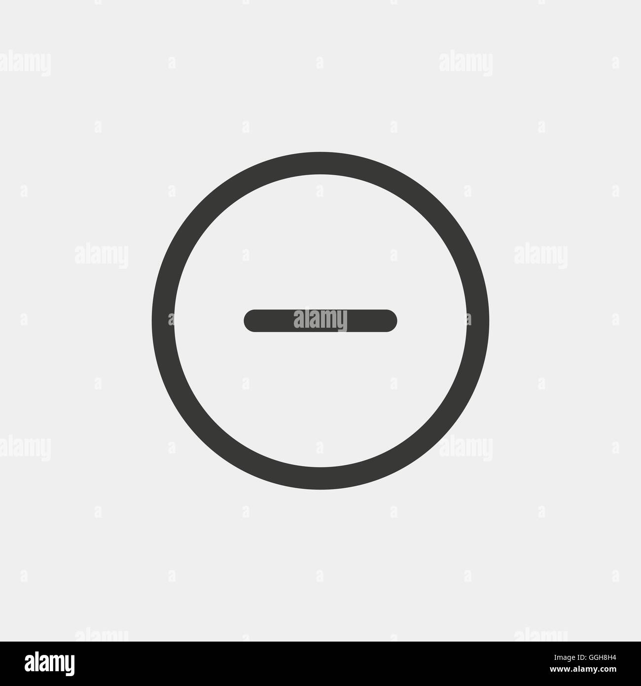 Negative icon hi-res stock photography and images - Alamy
