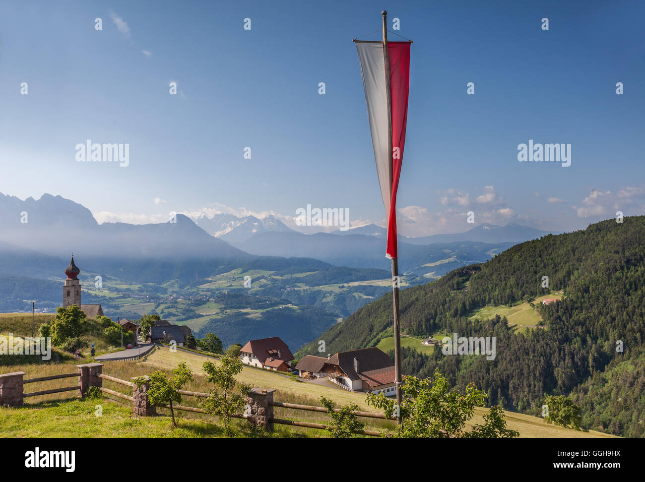 geography / travel, Italy, South Tyrol, background of mountains near ...