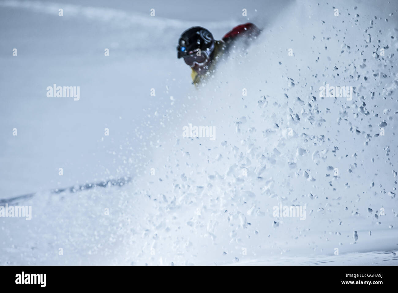 Snowboarding in powder hi-res stock photography and images - Alamy