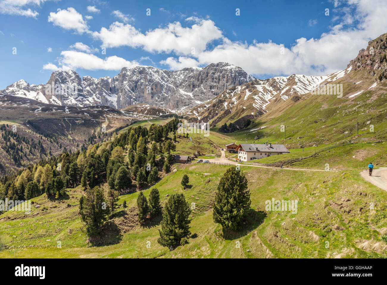 geography / travel, Italy, South Tyrol, hiking trail to the ...