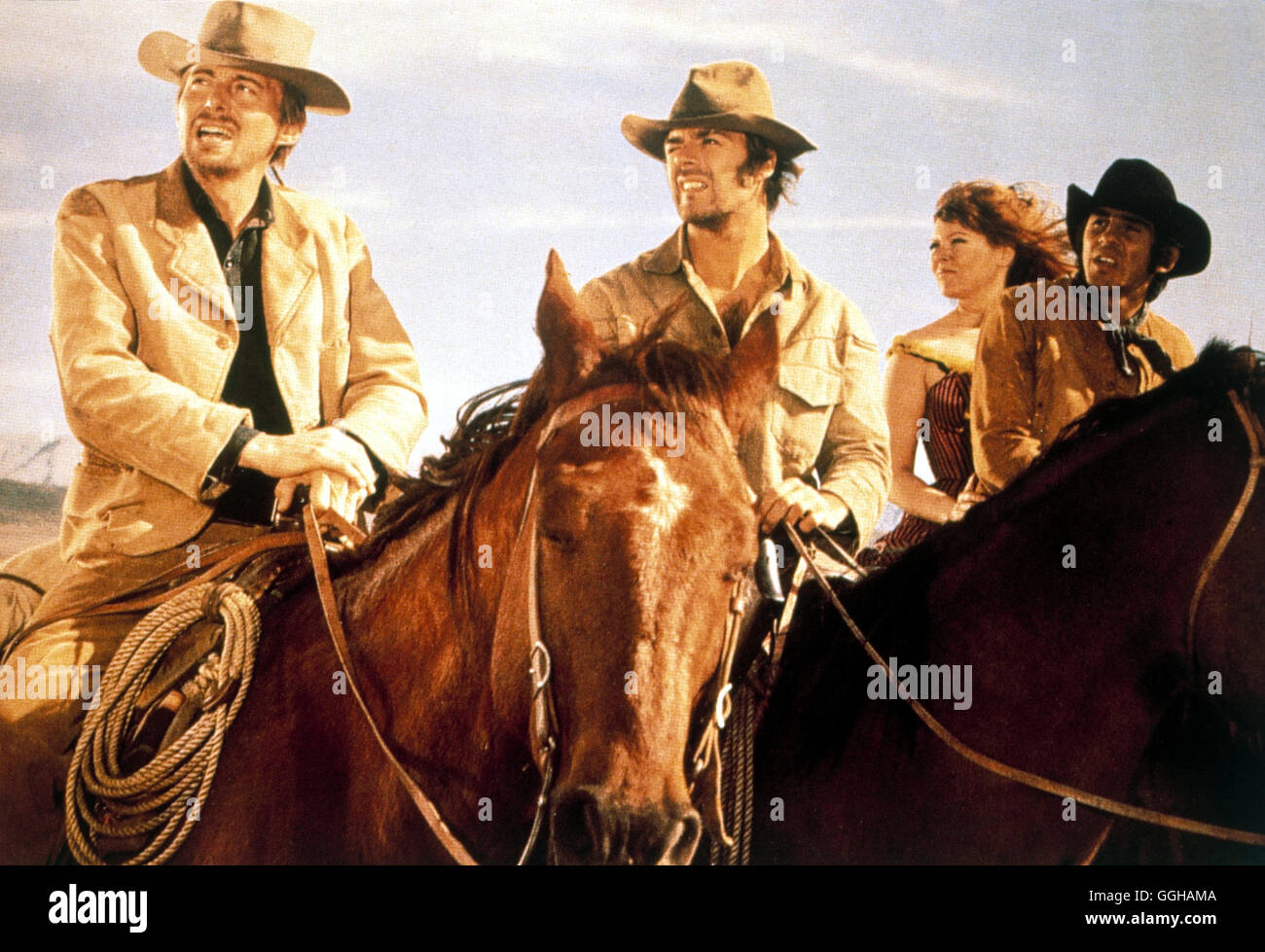 SHOOT OUT - ABRECHNUNG IN GUN HILL / Shoot Out USA1971 / Henry Hathaway Szene: Bobby Jay (ROBERT ...