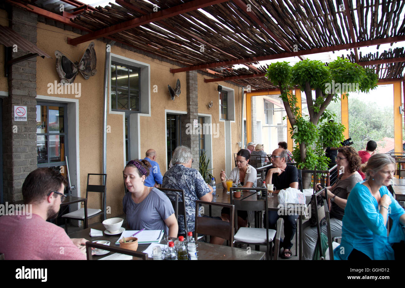 Craft Cafe in Windhoek - Namibia Stock Photo - Alamy