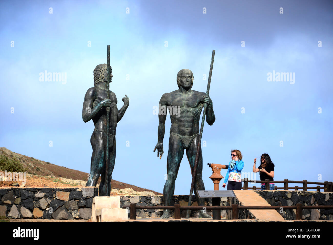 Fuerteventura canary islands statues guise hi-res stock photography and ...