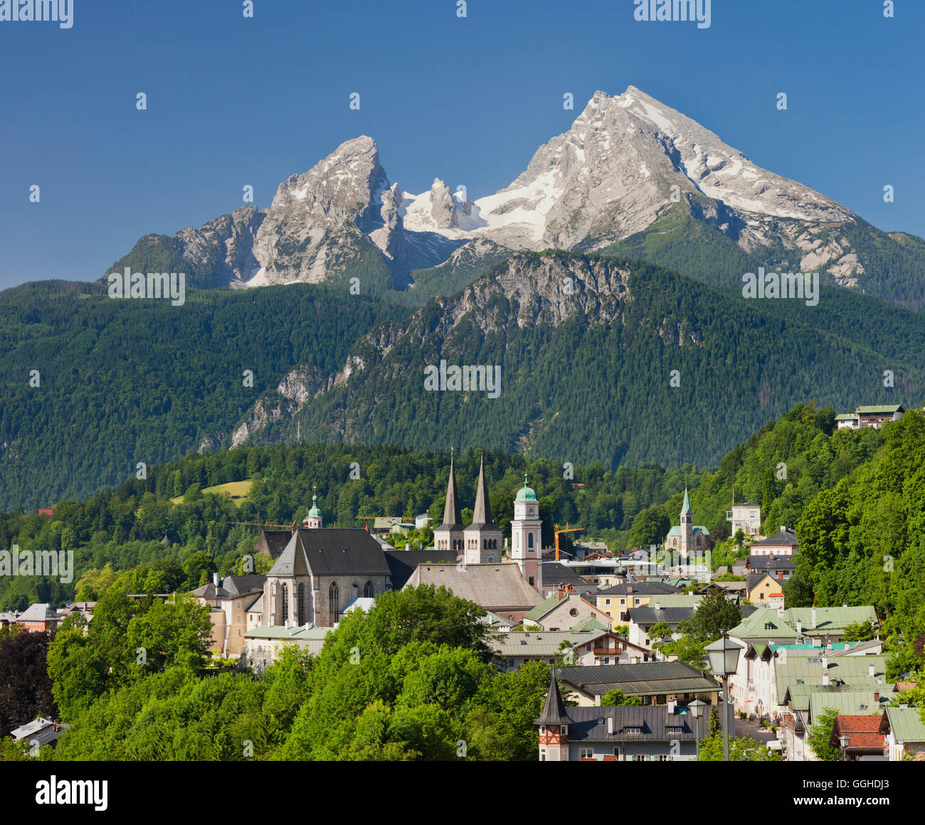 Watzmann, Berchtesgaden, Berchtesgadener Land, Bavaria, Germany Stock ...