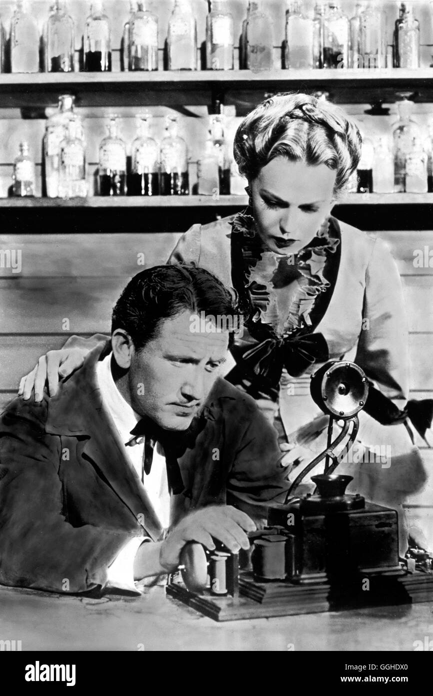 DER GROSSE EDISON / Edison the Man USA 1940 / Clarence Brown Szene mit ...