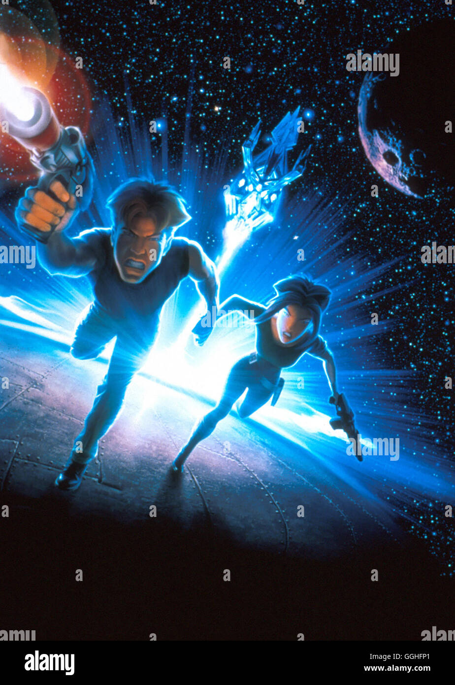 TITAN A.E. / USA 2000 / Don Bluth, Gary Goldman Szene mit CALE und ...