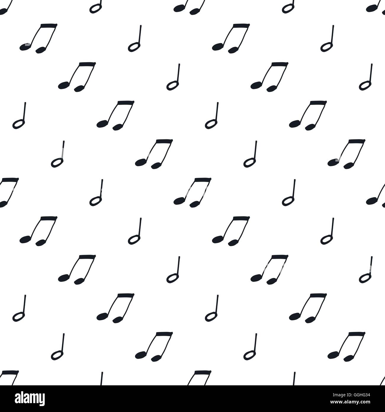 Seamless pattern with music notes Stock Vector Image & Art - Alamy