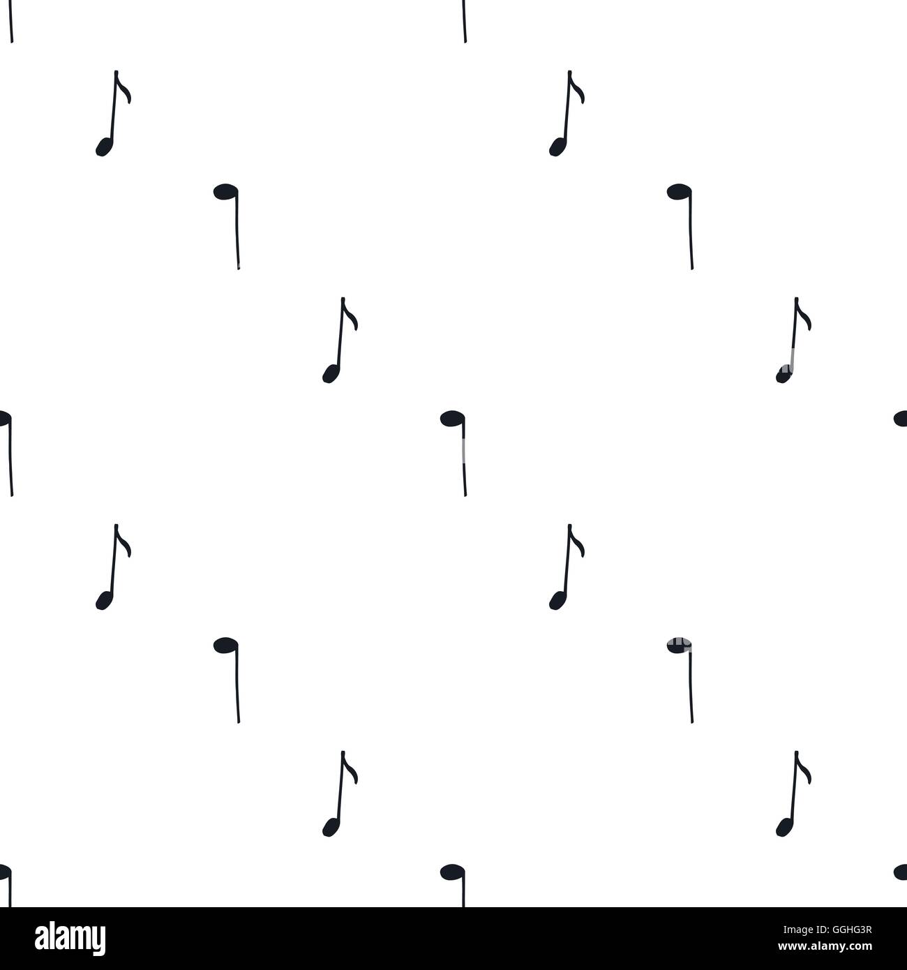 Seamless pattern with music notes Stock Vector Image & Art - Alamy